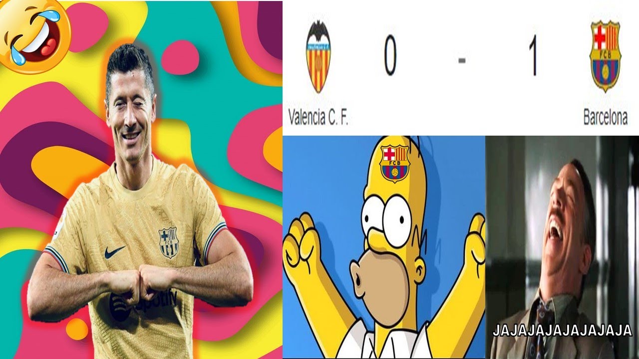MEMES VALENCIA 0 FC BARCELONA 1 LIGA SANTANDER - YouTube