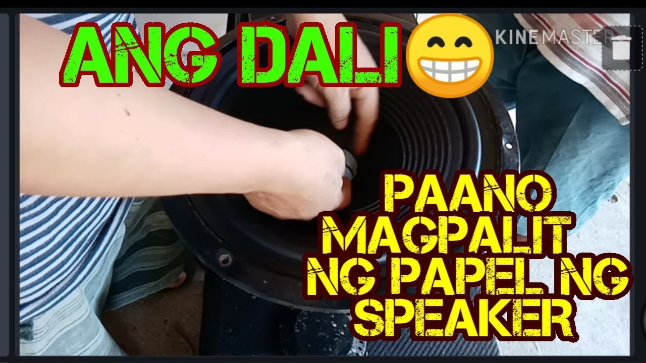 HOW TO REPLACE SPEAKER PAPER CONE YouTube HOW TO REPLACE SPEAKER PAPER CONE YouTube