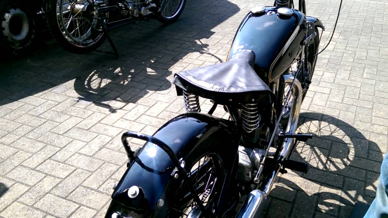 1930 Rudge 250 JAP 2nd start up - YouTube