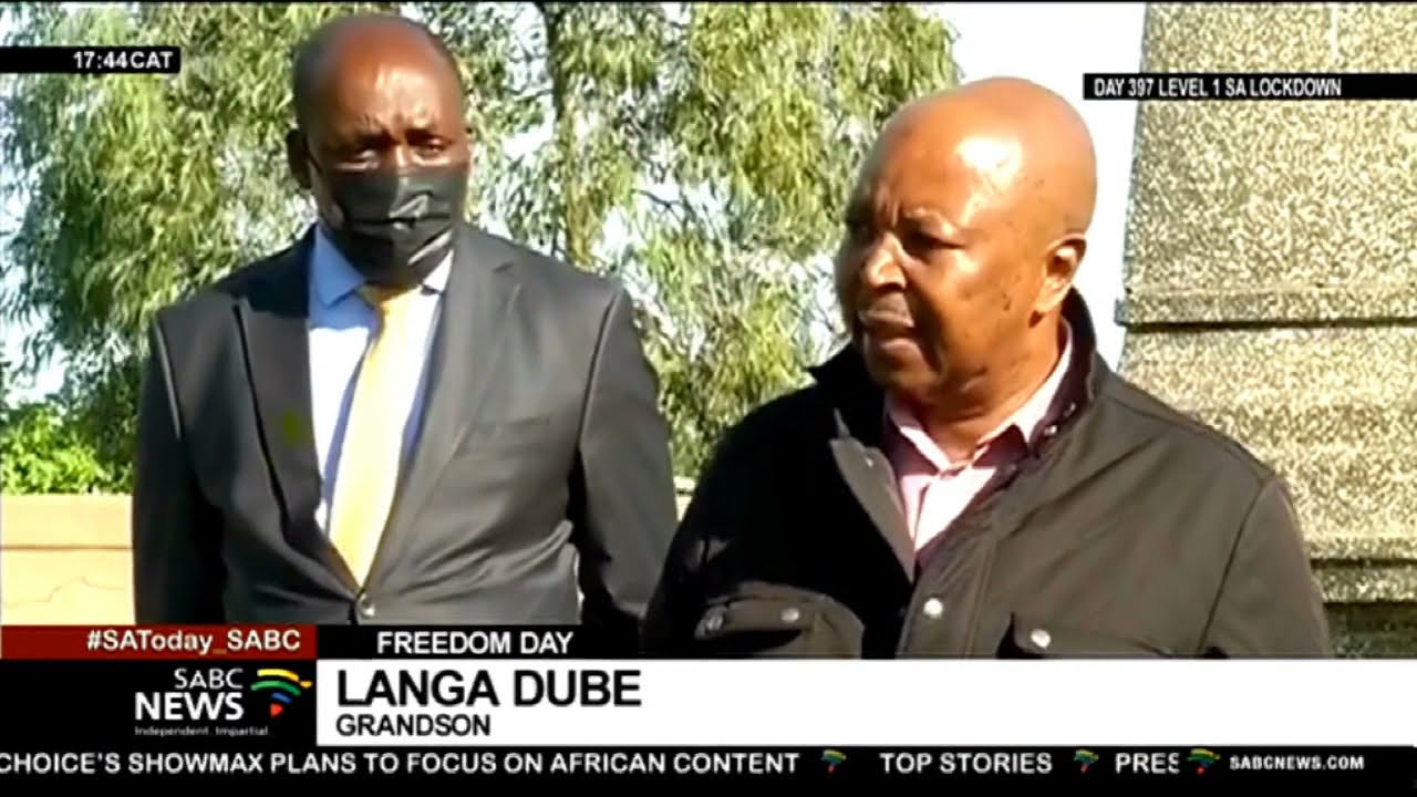 Freedom Day I First president of the ANC John Langalibalele Dube ...