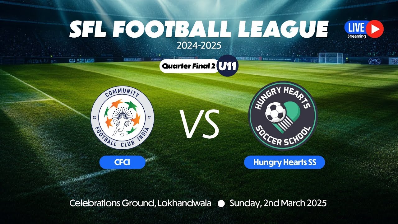 U11 - Quarter Final 2 | CFCI vs Hungry Hearts SS | March 2 | SFL ...