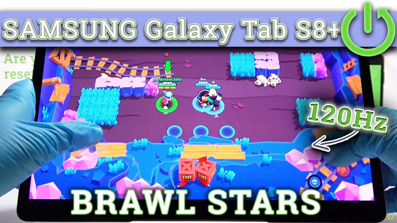 Samsung Galaxy * TAB S8+ * - Brawl Stars 😝| Gaming TEST | Super AMOLED ...