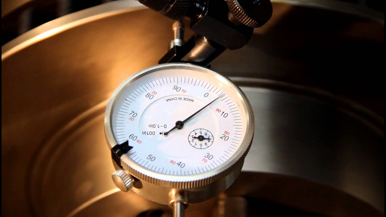 Corvette Front Rotor Runout Before Shims - YouTube