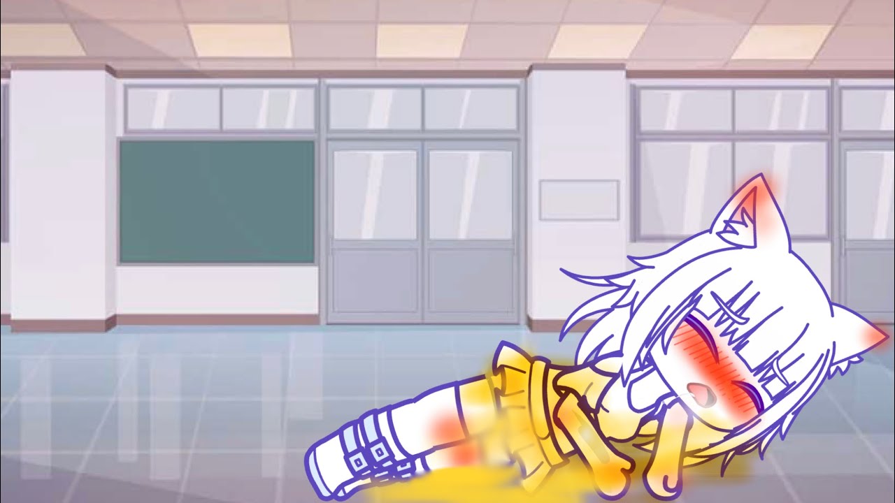 Ahh gacha pee in class 13+ gacha pee - YouTube