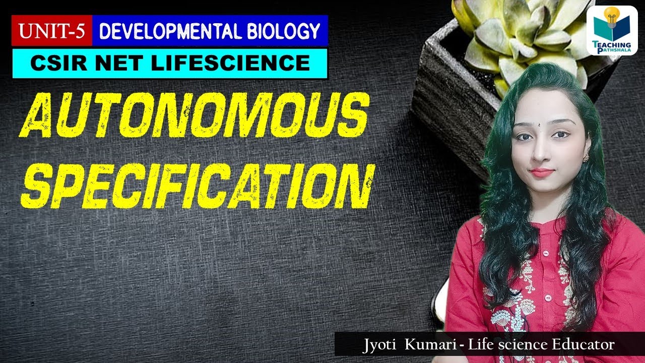 AUTONOMOUS SPECIFICATION | TYPES OF SPECIFICATION (PART-1) |CSIR NET ...