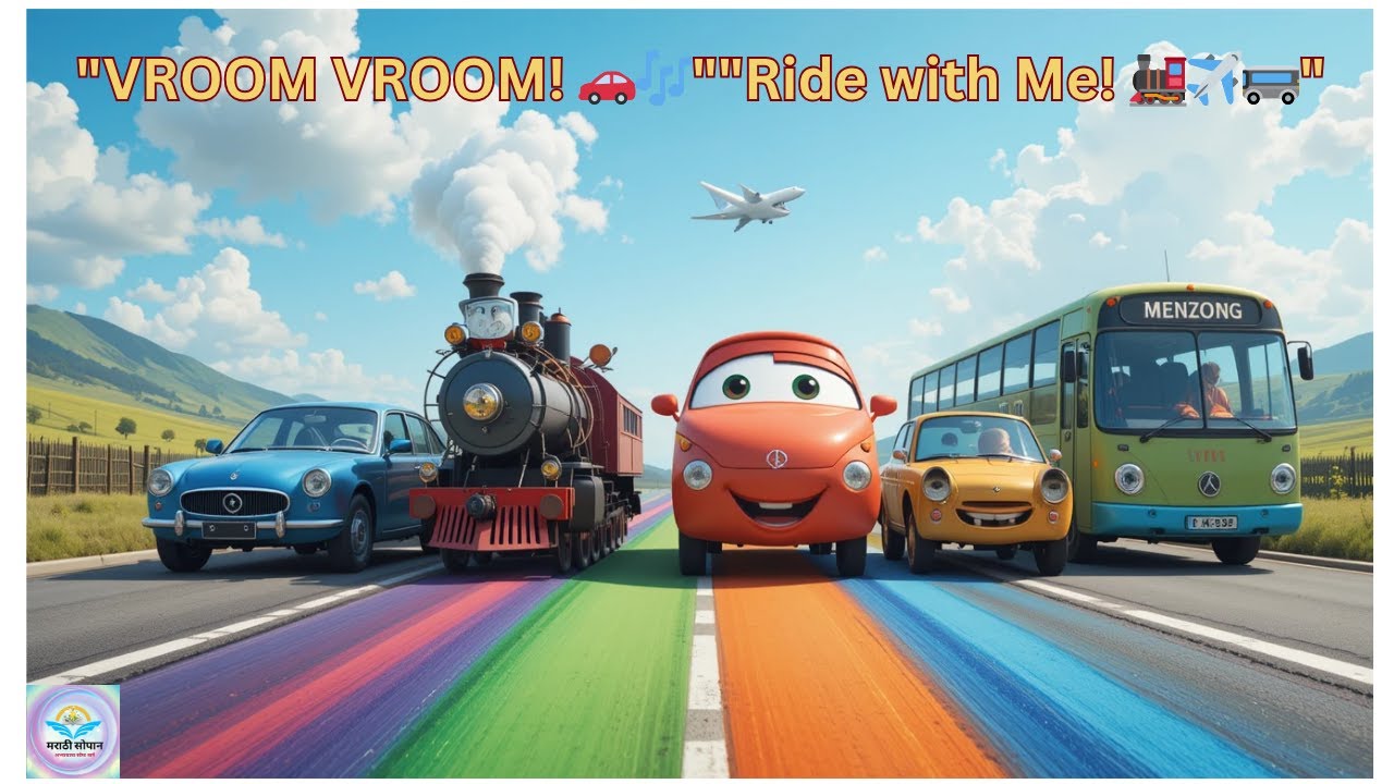 "Vroom Vroom Vehicles 🚗 | Fun Transportation Song for Toddlers | Learn ...