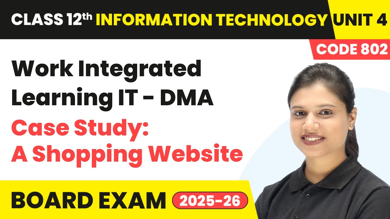 A Case Study: A Shopping Website - Work Integrated Learning IT DMA ...