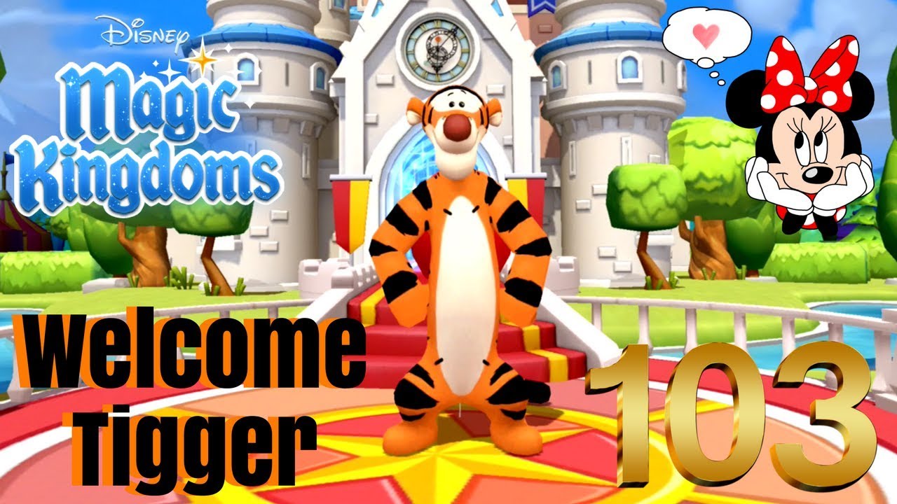 Welcome Tigger! Winnie The Pooh Disney Magic Kingdoms Gameplay ...