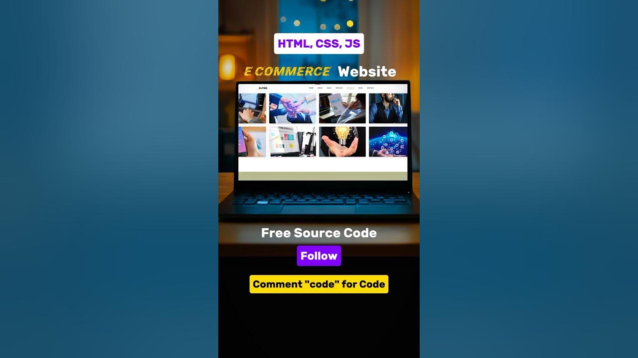 E-commerce Website - Free Source Code Available - YouTube