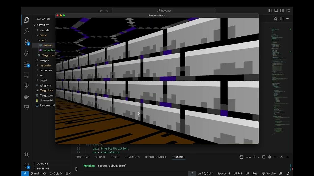 A Rust based Raycaster engine - YouTube
