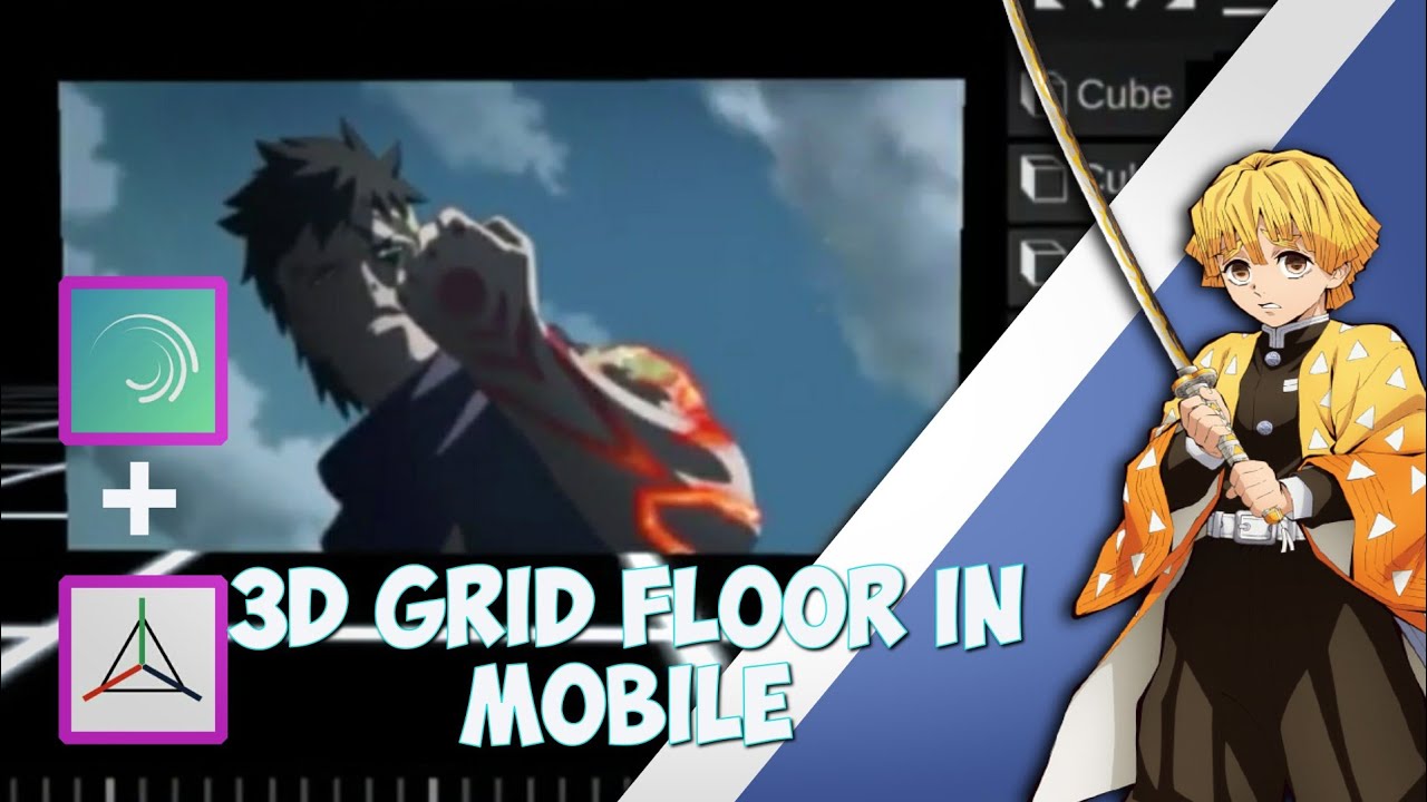 3D GRID FLOOR + CAMERA MOVEMENT TUTORIAL - ALIGHT MOTION AND PRISMA 3D ...