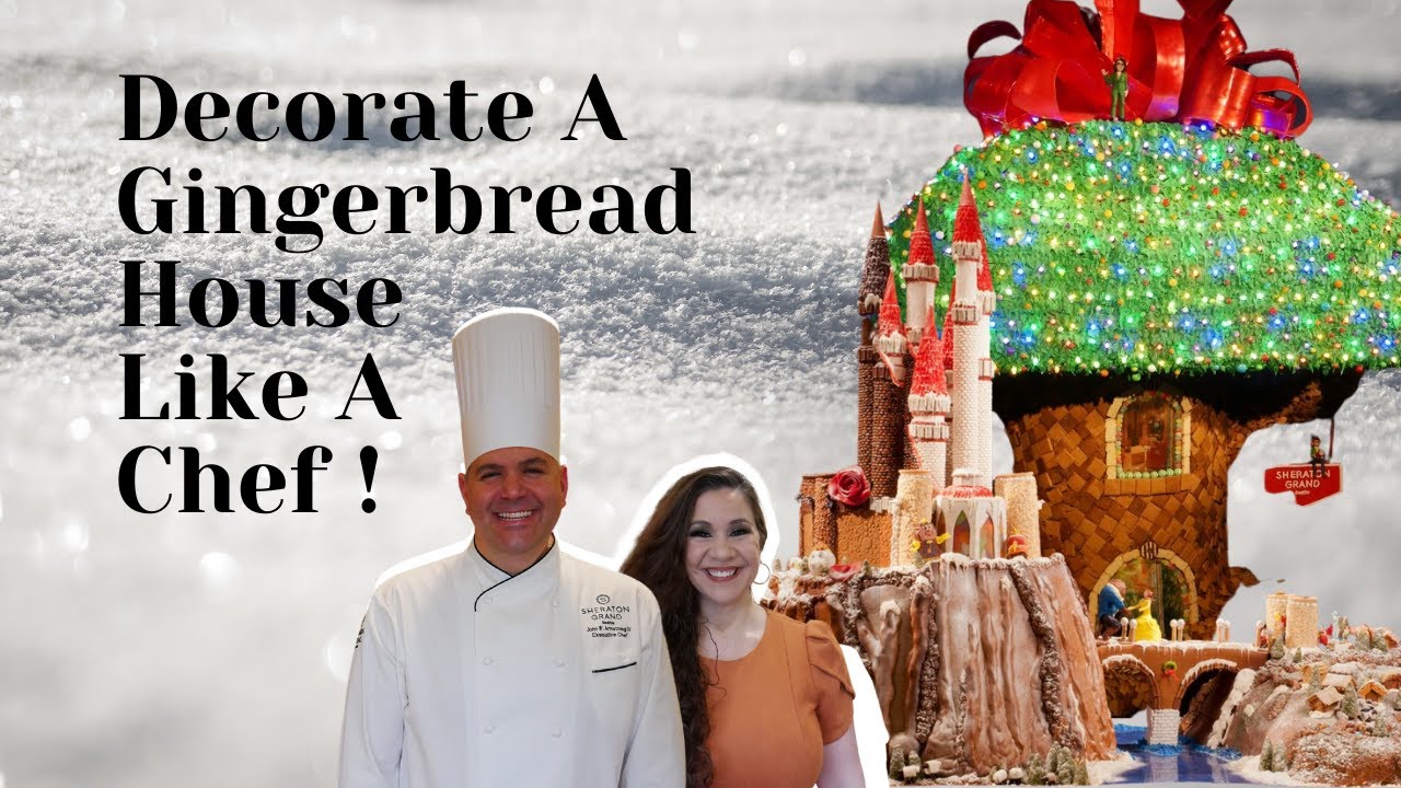 HOW TO DECORATE A GINGERBREAD HOUSE KIT LIKE A CHEF - YouTube
