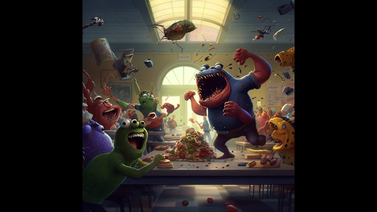 Food fight animation A.I. - YouTube