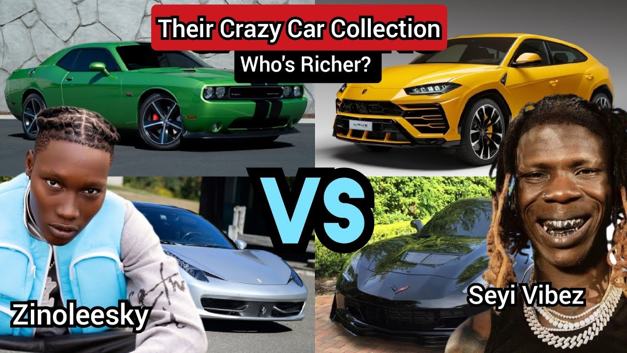 2026 ️EXPENSIVE CARS OF ZINOLEESKY vs SEYI VIBEZ.. THEIR CARS, NETWORTH ...