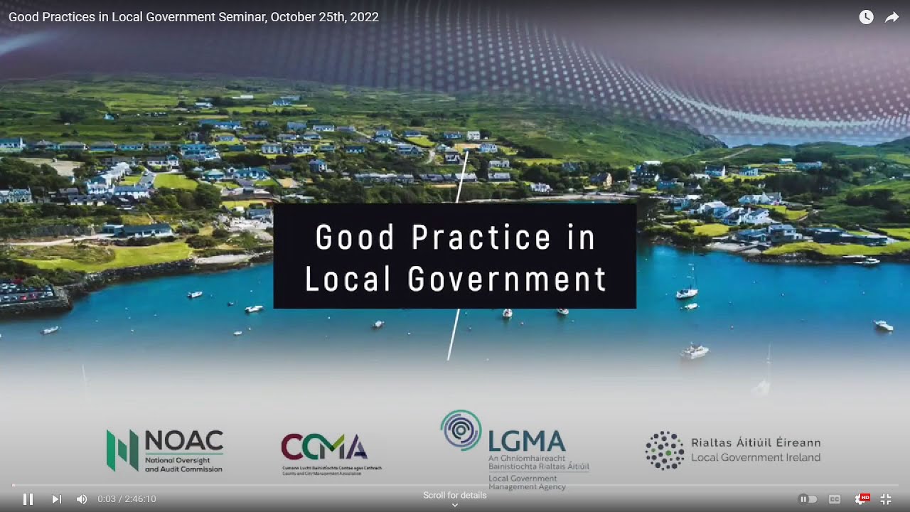 Good Practices in Local Government Seminar, October 25th, 2022 - YouTube