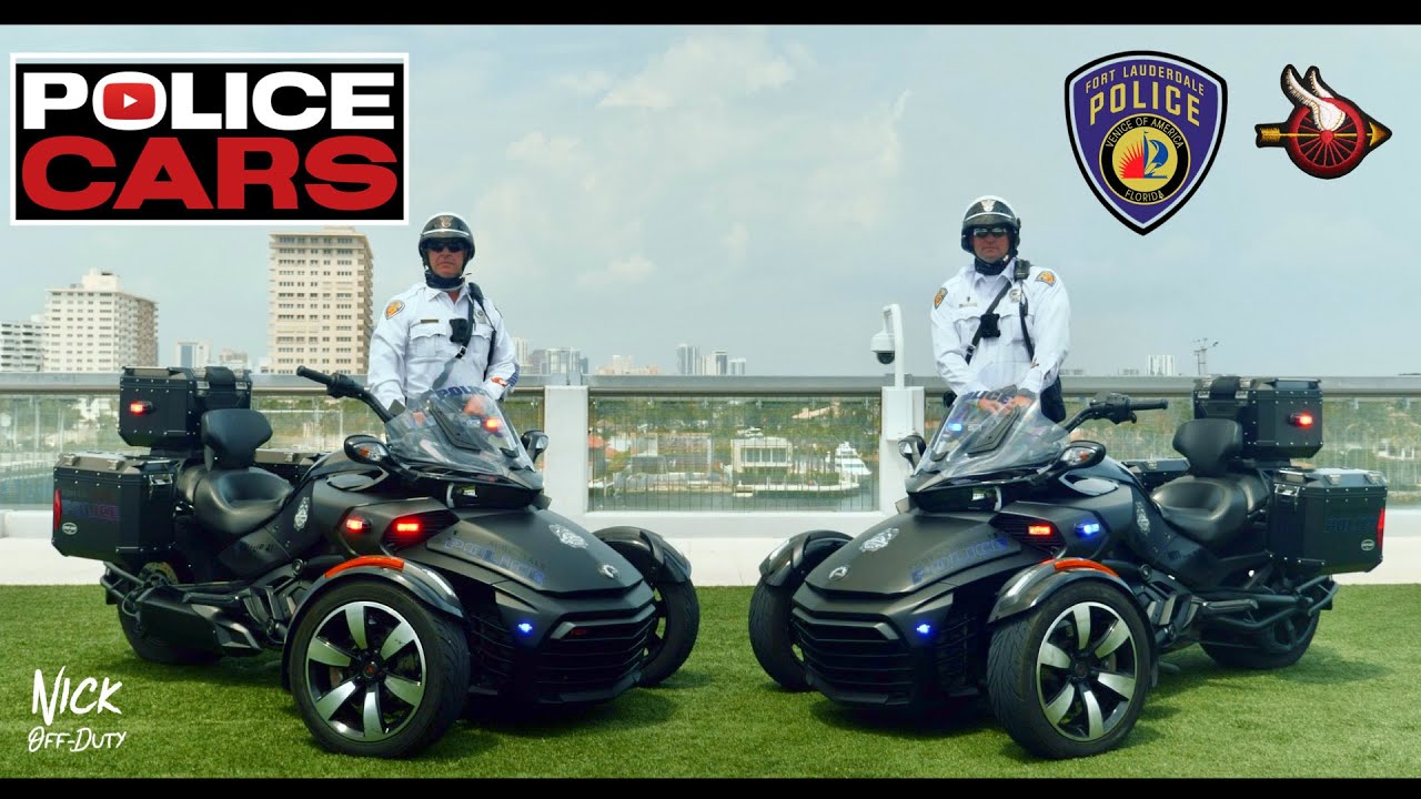 POLICE CARS Can-Am Spyder Police Motorcycle (Fort Lauderdale Police ...