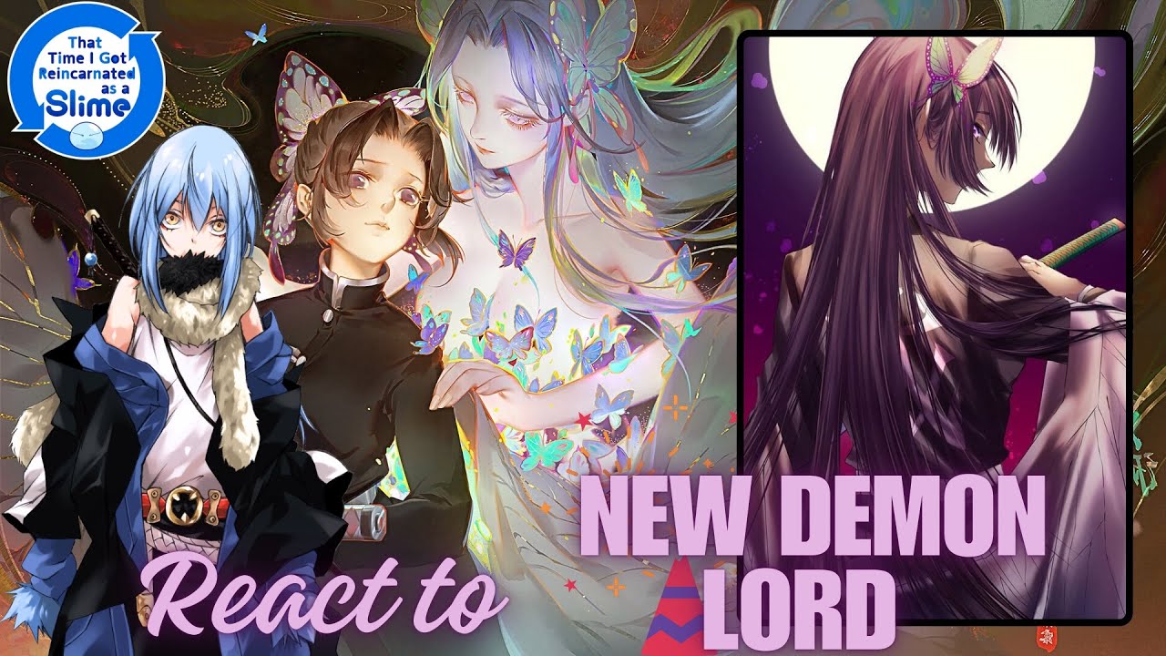 Rimuru Tempest react to kanae kocho | Demon slayer | Giyuu | Slime ...