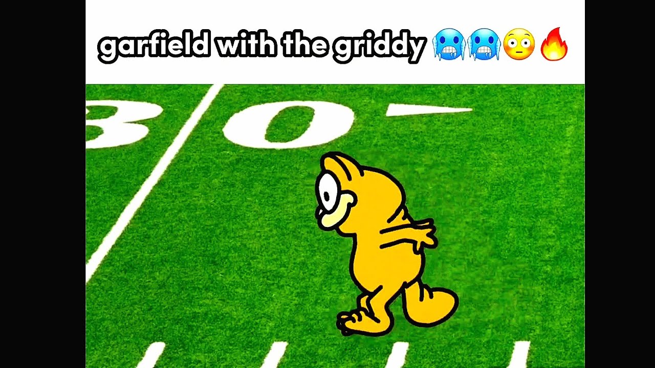 garfield hitting the griddy - YouTube