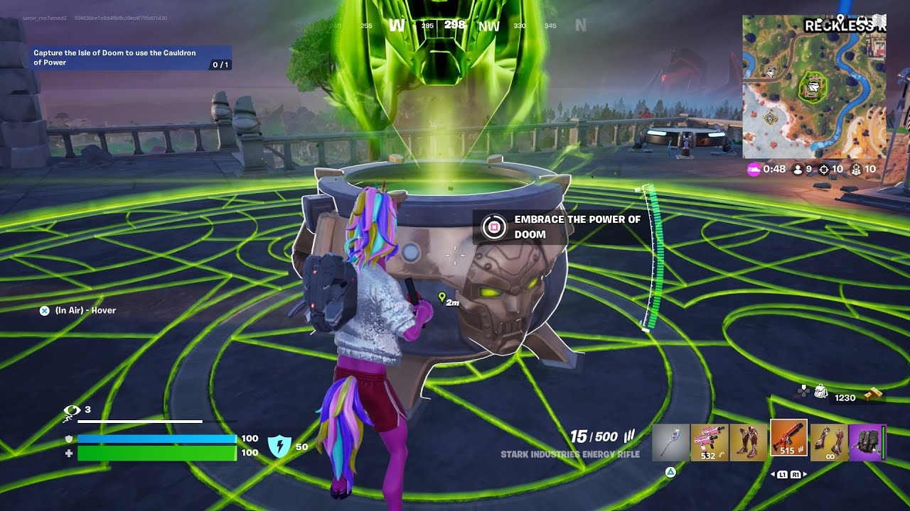 I Got Ultra Power Doom Mythics Doom island in Fortnite (FULL GAMEPLAY ...