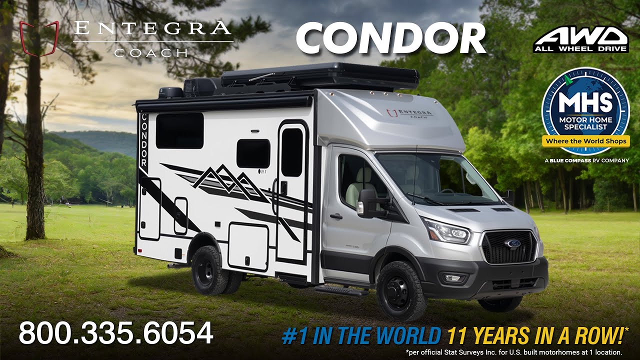 Entegra Condor 22T Class C for Sale at #1 Dealer MHSRV.com - YouTube