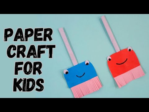 How to make Broom out of Paper/ Cool Things to make with Paper When ...