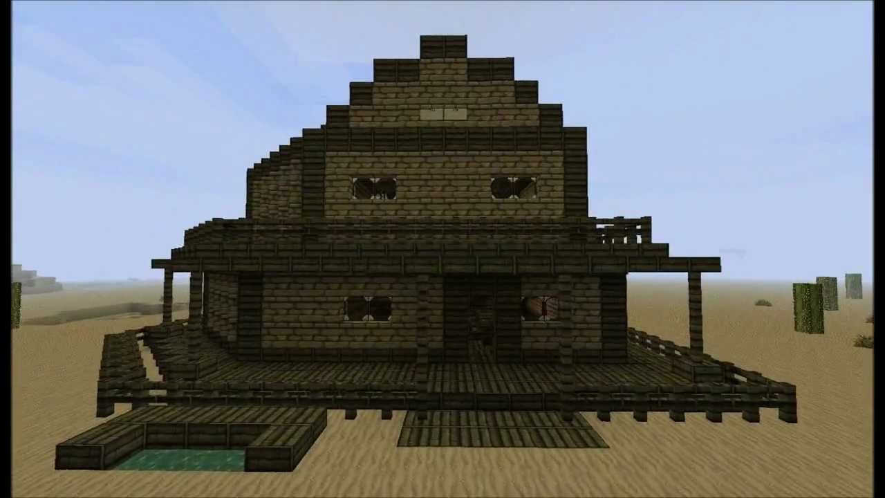 Minecraft Western Jail and Saloon - YouTube