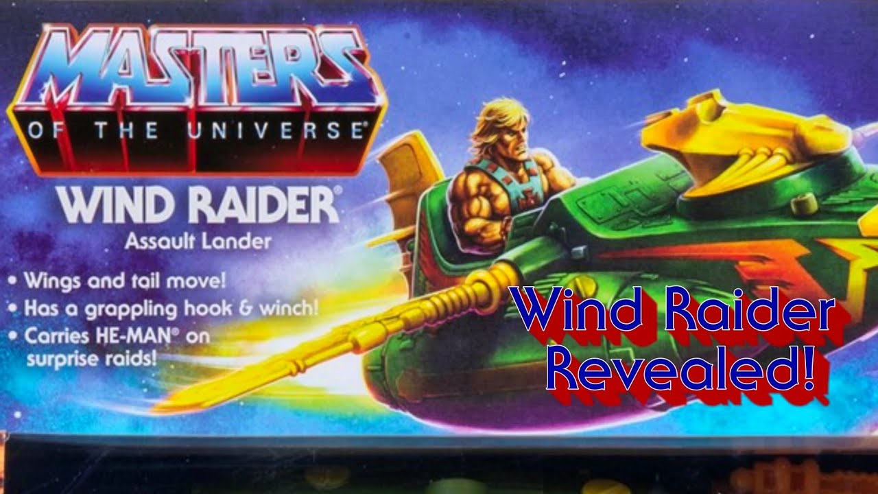 Masters Of The Universe Origins Wind Raider Revealed! - YouTube
