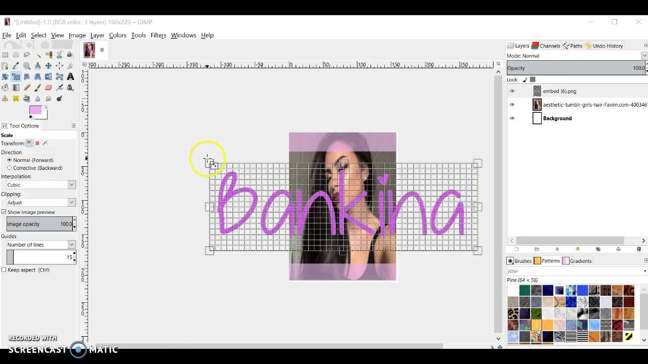 Imvu dp with gimp - YouTube