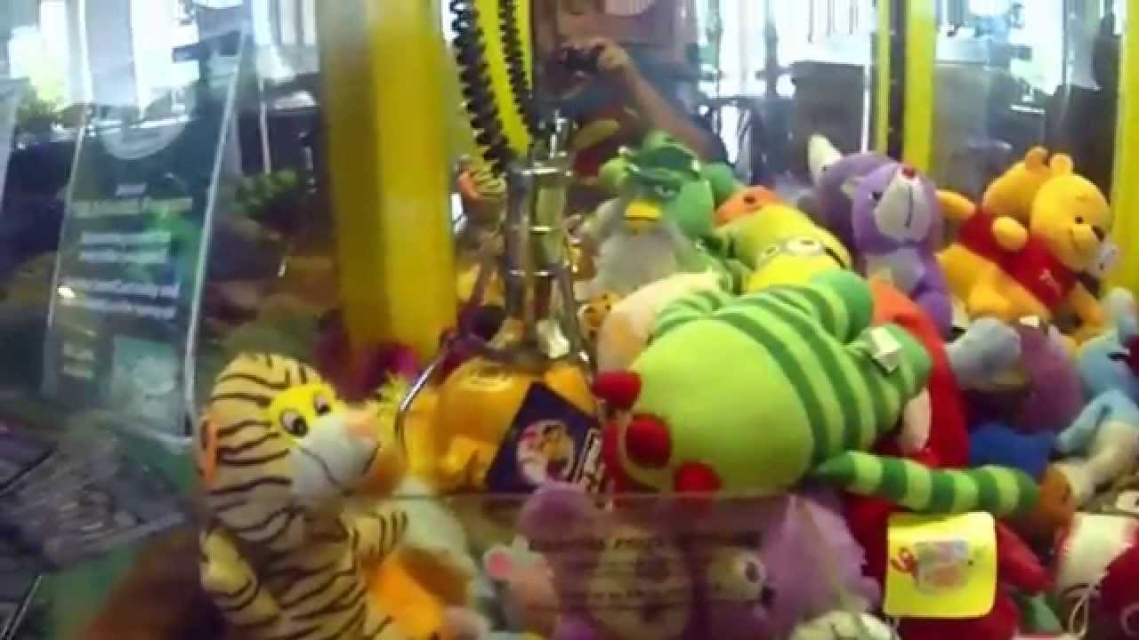 LUCKY Licensed claw machine wins!!!! - YouTube