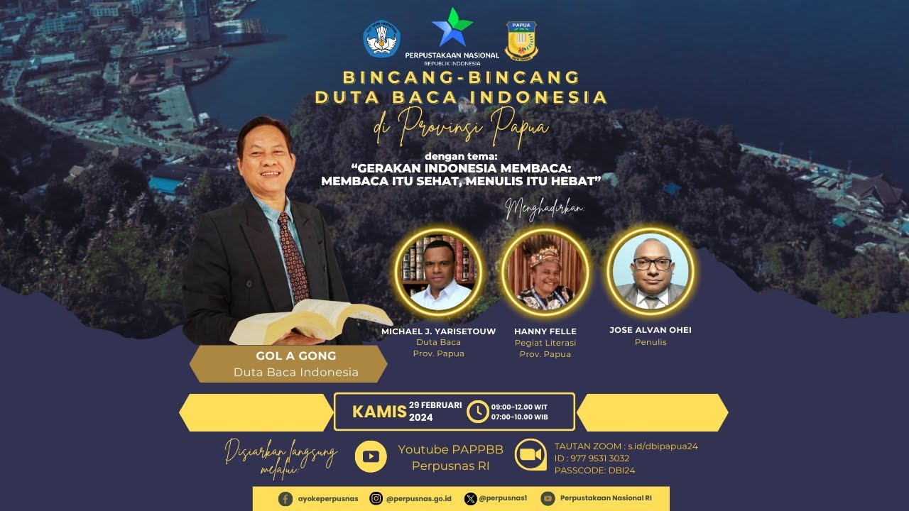 Duta Baca Indonesia "Gerakan Indonesia Membaca: Membaca itu Sehat ...