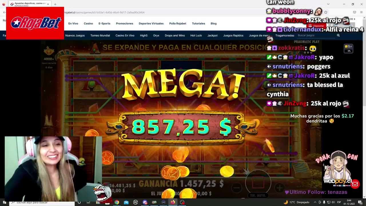 SLOTS$$S de la streamer mas exitosa 🤑 💰💰💰 - Directo Cynthiayaya (01/12 ...