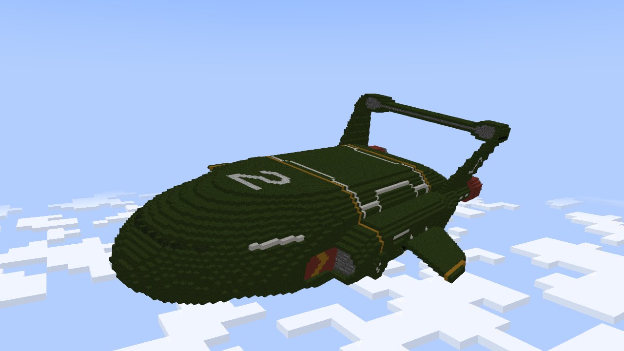 Thunderbirds Are Go Minecraft Edition: Thunderbird 2 Launch - YouTube