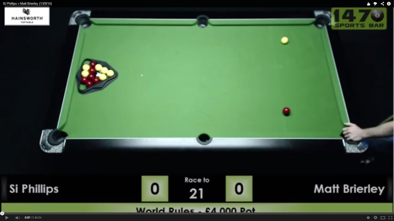 Si Phillips v Matt Brierley (13/9/14) - YouTube