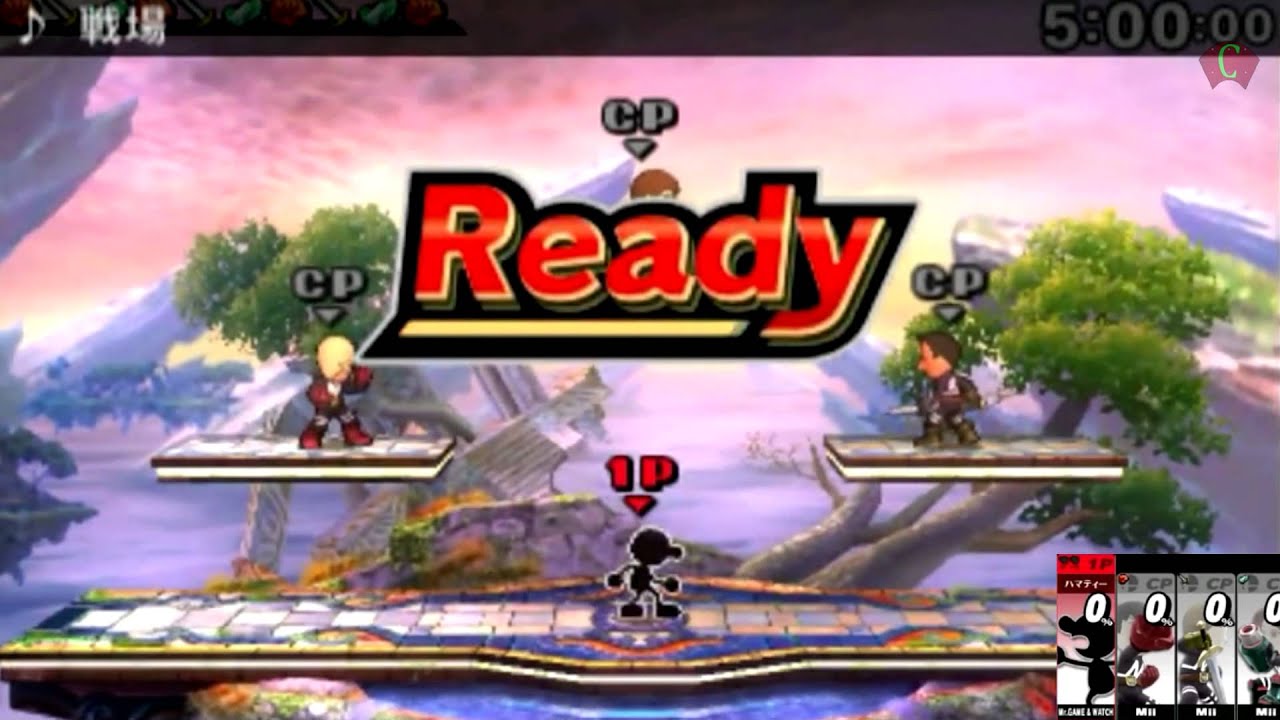 Super Smash Bros. 4 Classic Mode Walkthrough | Game & Watch 【3DS ...