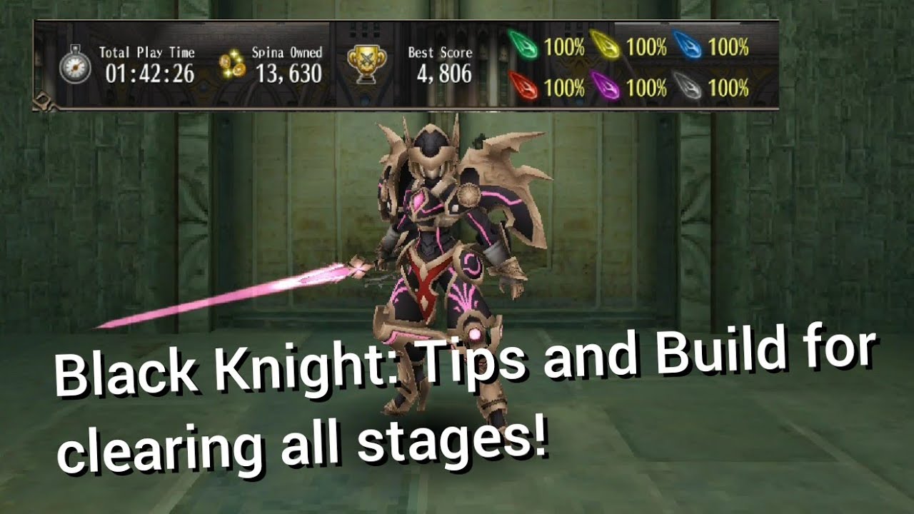 Toram - Black Knight: Tips and Build for clearing All Stages! - YouTube