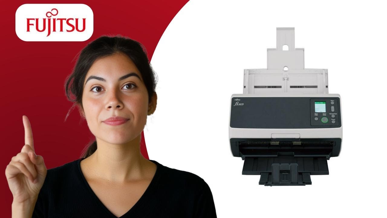 How to Scan Single-Sided Documents with Fujitsu fi-8170 - YouTube