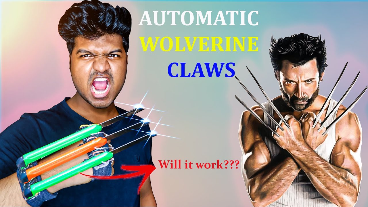 I Made Real Life Automatic Wolverine Claws In Just 3$ - YouTube