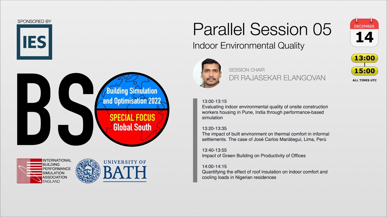 BSO2022 programme| Day 2 | Session 5: IEQ - YouTube