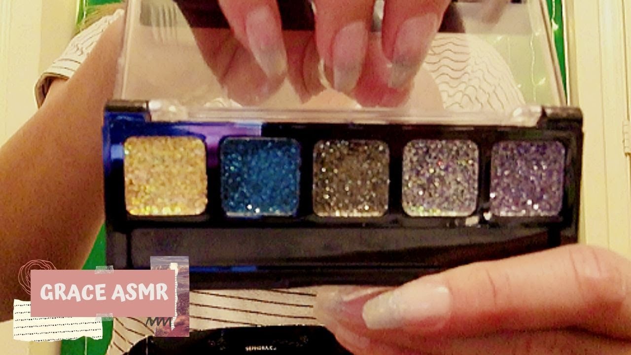 ASMR MAKE-UP TAPPING | GRACE ASMR - YouTube