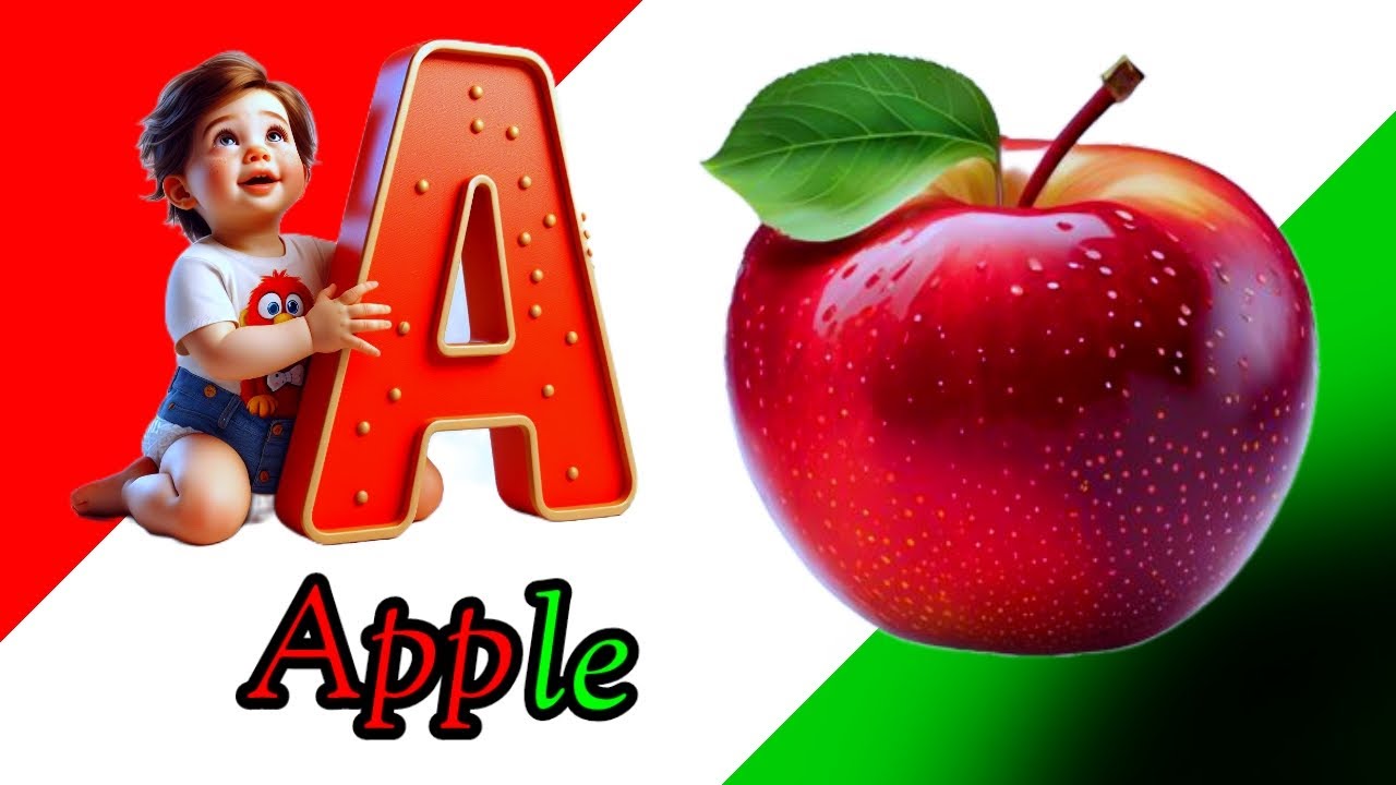 One two three, 1 to 100 counting, ABCD, A for Apple, 123 Numbers, learn ...