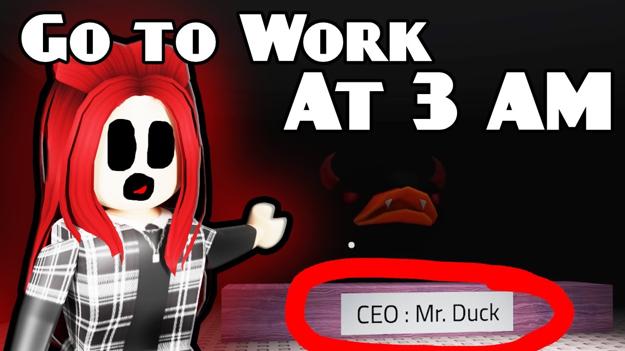 Oh, This Is Chaos! Working At 3AM?! | Roblox - Get To Work At 3 AM ...