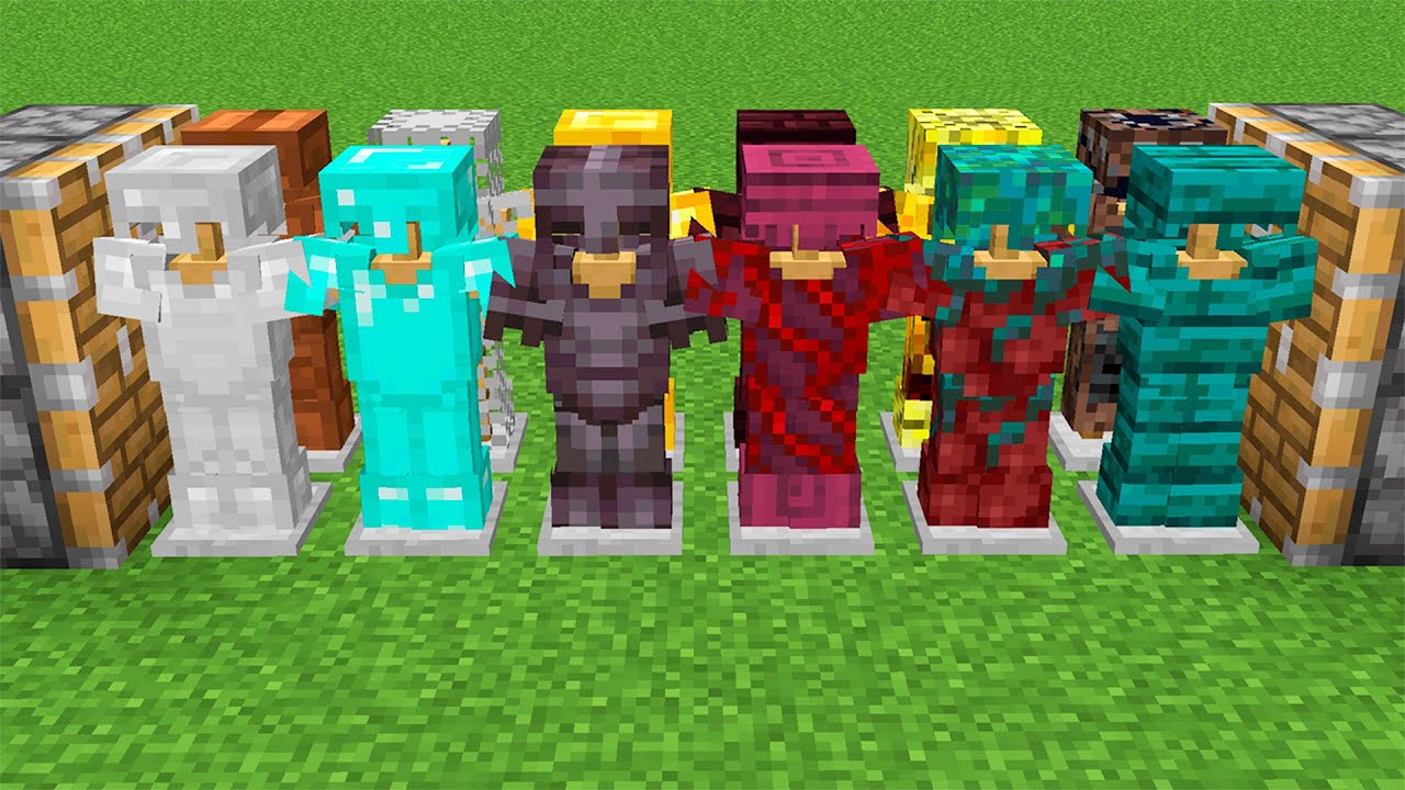 All Armor + All Nether Armor = ??? - YouTube