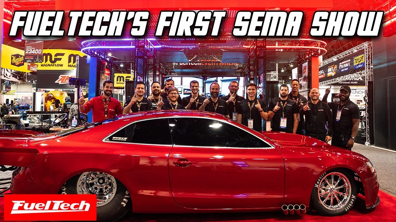 FuelTech hits the strip as first-time SEMA Show exhibitor - YouTube