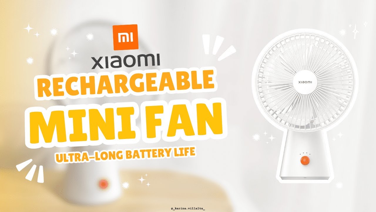 Xiaomi Rechargeable Mini Fan | UNBOXING 📦💭 - YouTube