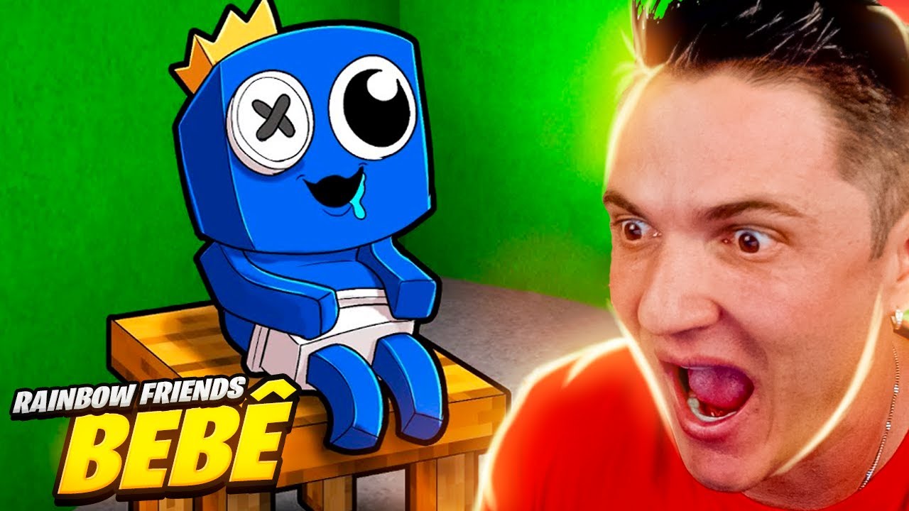 Rainbow Friends Bebês na Briga com Rainbow Friends 2 😯 - YouTube