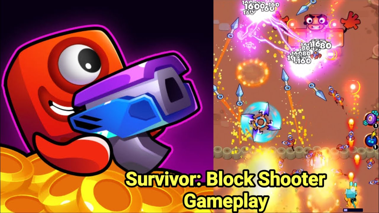 Survivor Block Shooter Game Gameplay - YouTube