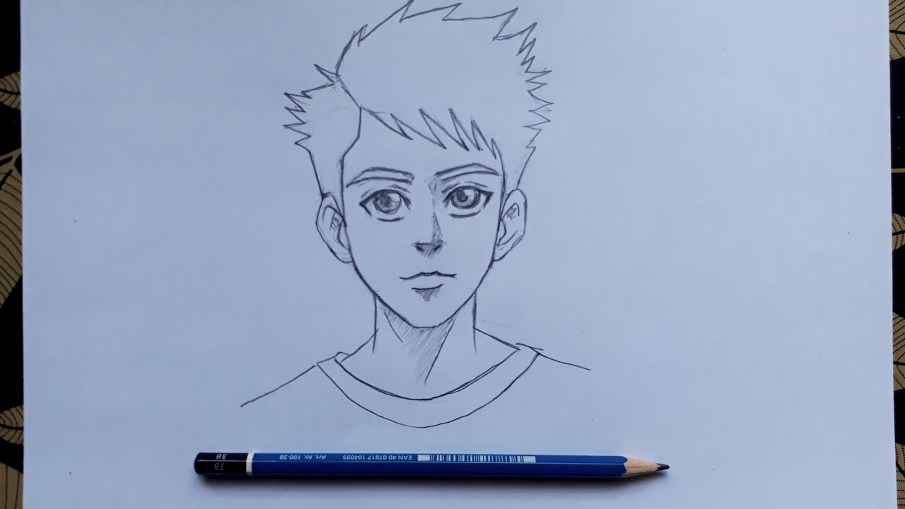 How To Draw Anime Boy Cara Melukis Anime Lelaki YouTube