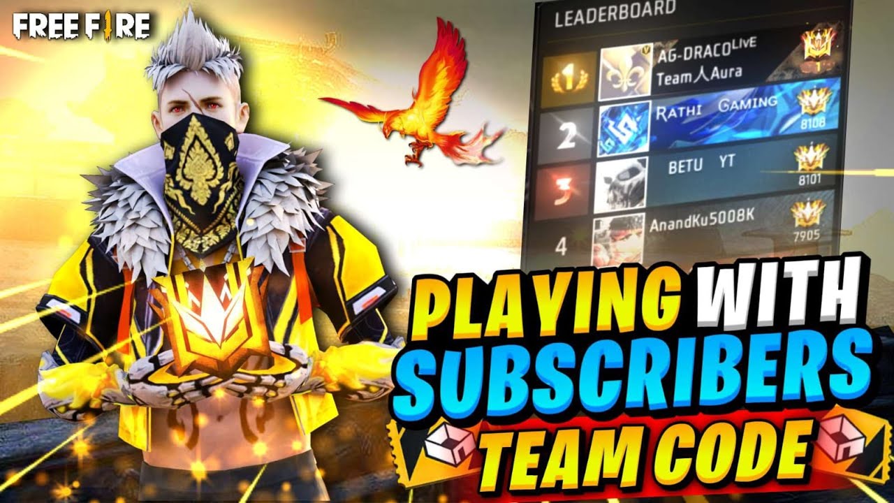 FF LIVE PLAYING WITH SUBSCRIBERS ️🤯 || #ff #fflive #dracoff # ...