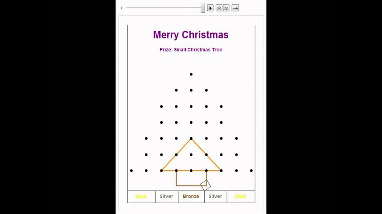 Dynamics Project: Plinko Game Simulation on Christmas Tree - YouTube