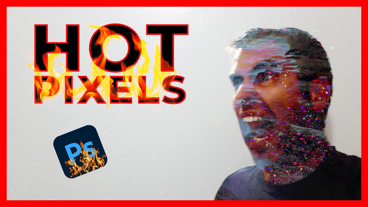 😱 HOT PIXELS y la solución para eliminarlos en ADOBE PHOTOSHOP - YouTube
